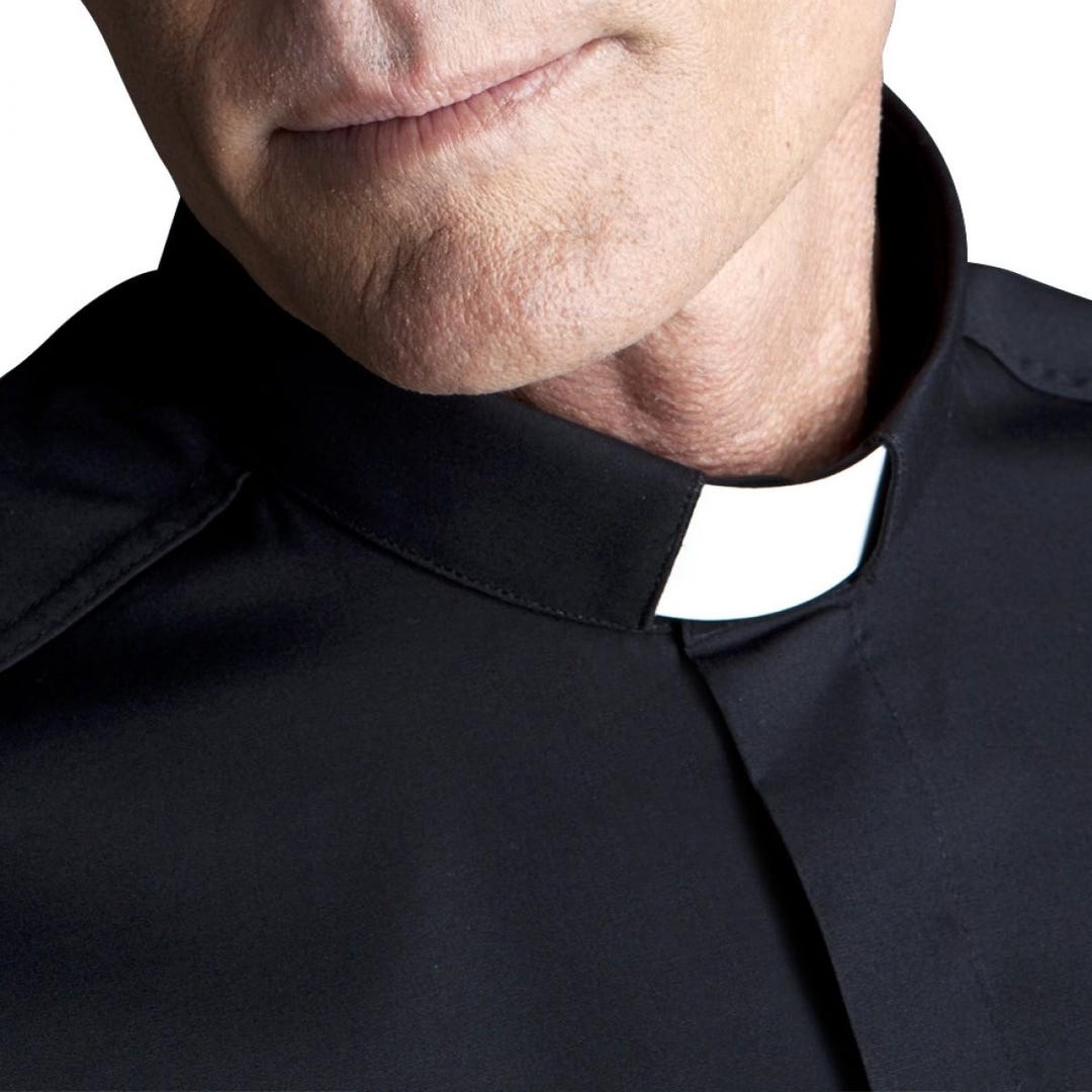 Clerical Shirts for Pastors and Deacons-long Sleeve 100% Cotton-made in ...
