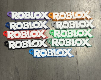3D Printed ROBLOX Keychain - Etsy