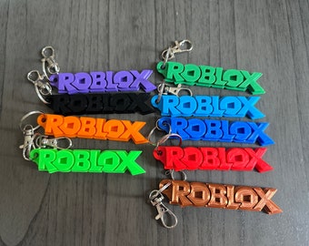 3D Printed ROBLOX Keychain - Etsy