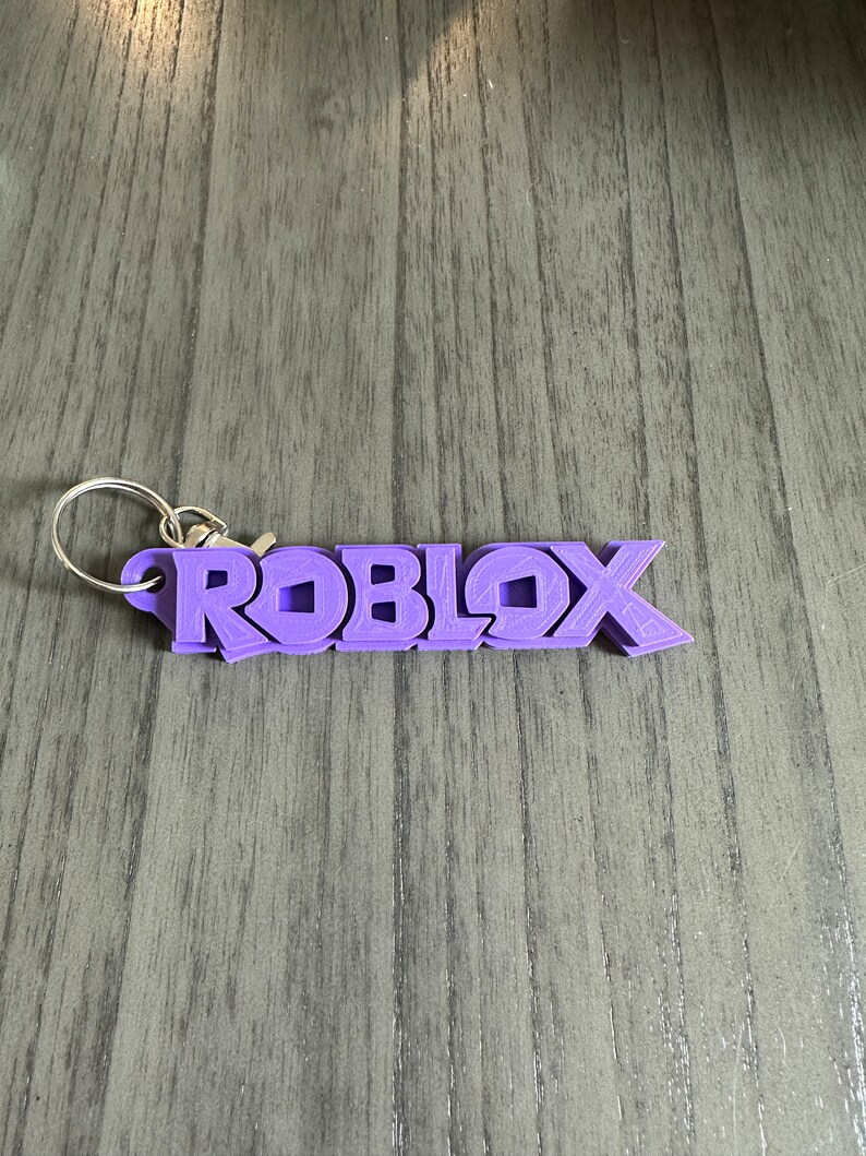 3D Printed ROBLOX Keychain - Etsy
