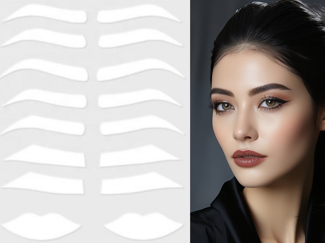 Etsy's Top Brow & Lip Microblading Stencil Template: Ideal for Students ...