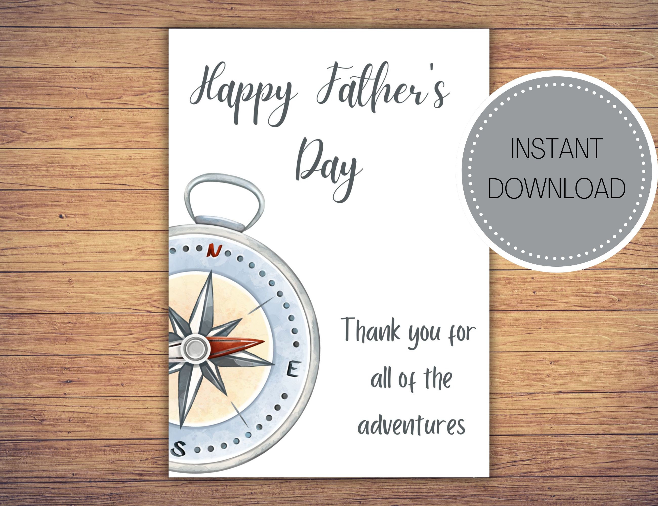Father's Day Card digital Download - Etsy
