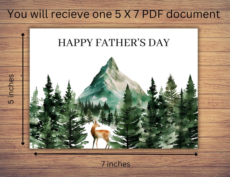 Father's Day Card digital Download - Etsy