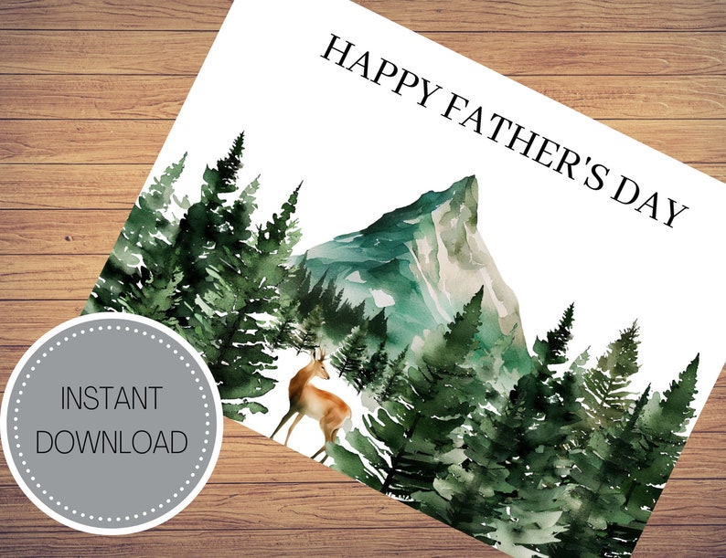 Father's Day Card digital Download - Etsy