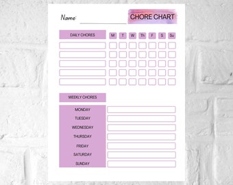 Reward Chart, Chore Chart, Behavior Chart, Boys Reward Chart, Daily ...
