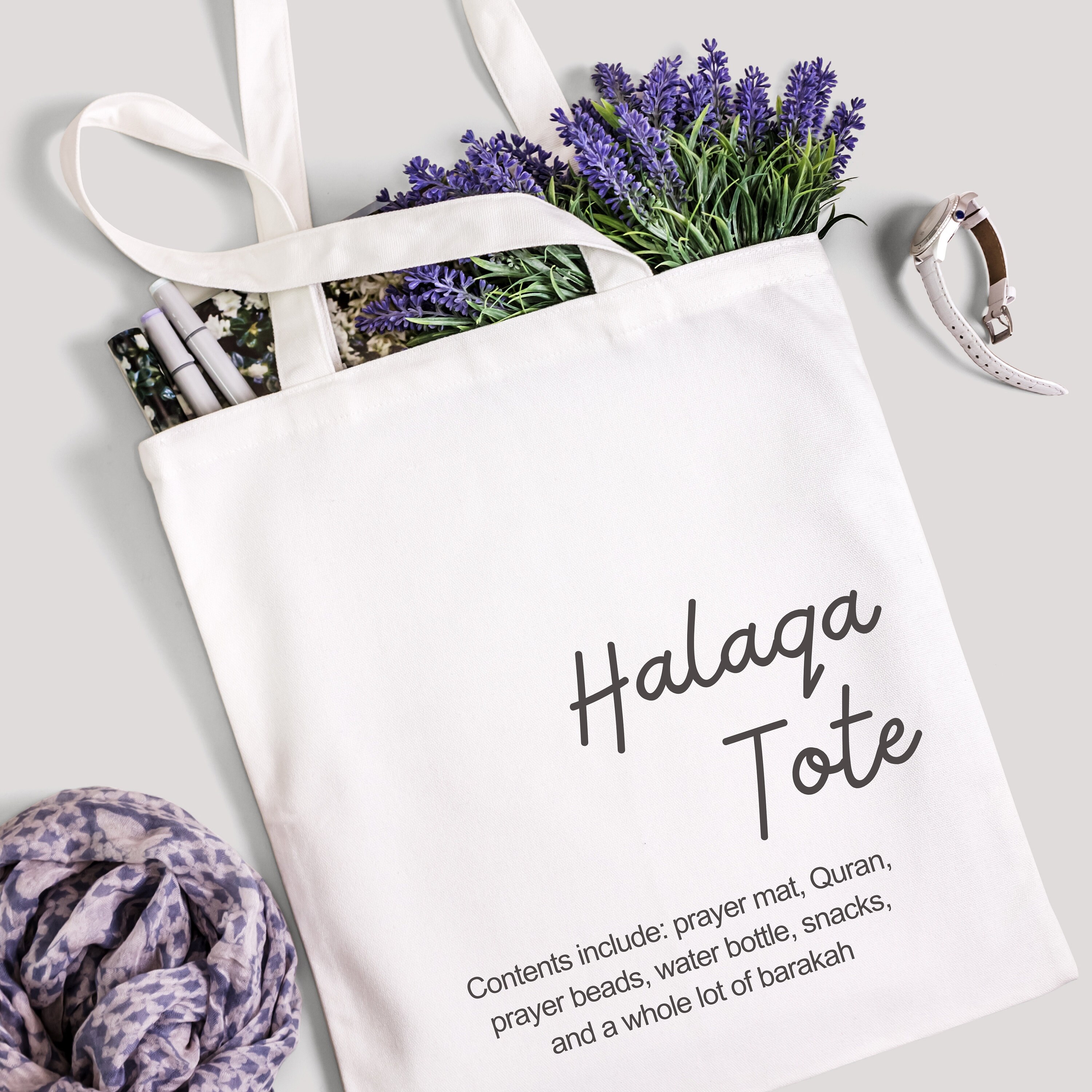 Taraweeh Tote, Qiyam Tote, Halaqa Tote, Islamic Tote Bag, Ramadan Bag ...