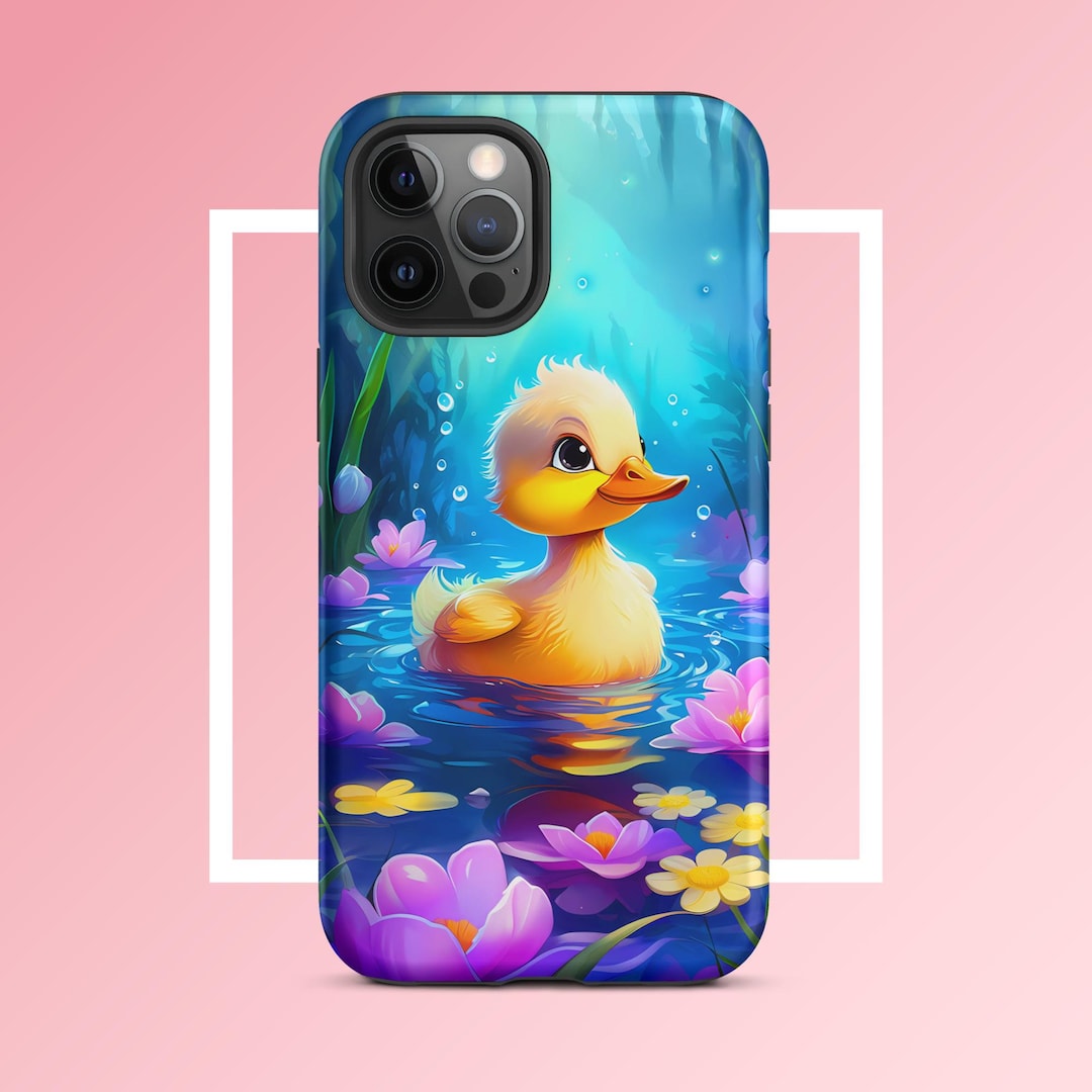 IPhone Case Colorful Animated Baby Duckling Phone Casing - Etsy