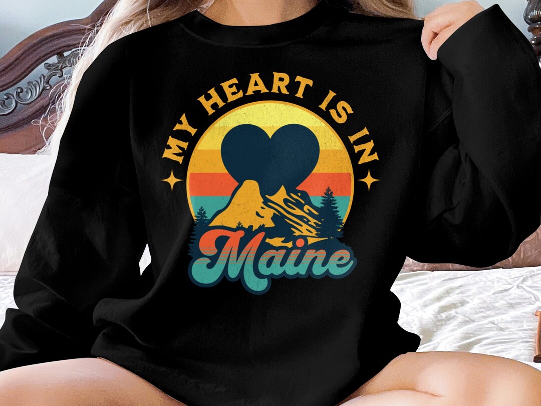 Maine Strong Heart Lewiston Strong My Heart is in Maine - Etsy