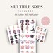 Anime Planner Stickers, Digital and Printable Stickers, Daily Planner ...