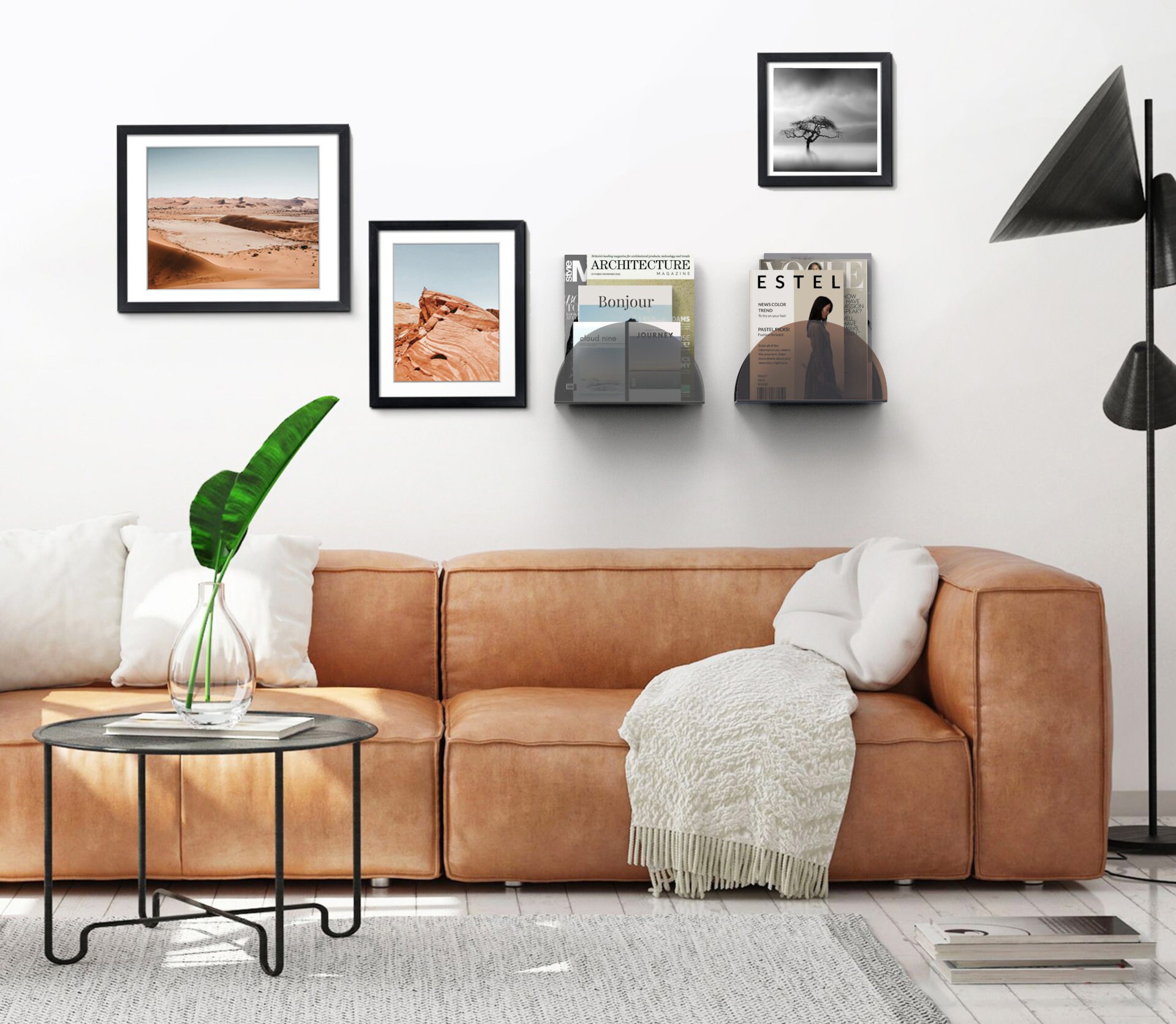 Magazine Wall Rack / Unique Wall Storage for Document / Wall - Etsy