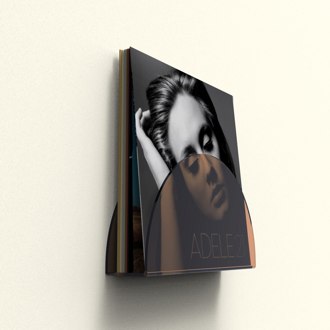 Wall Records Holder Vinyl Albums Wall Rack LP Records Storage for Gift ...