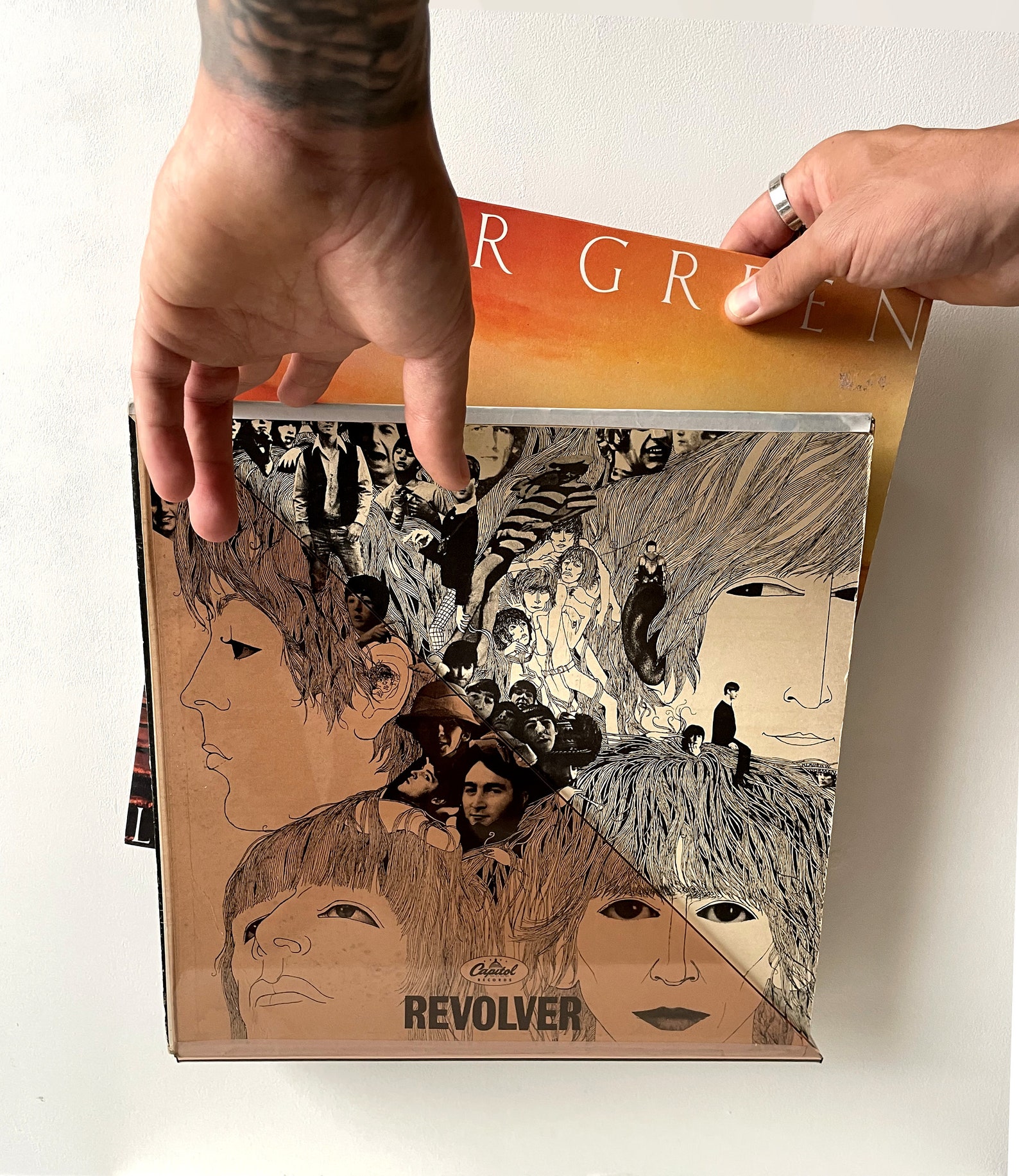 Triangle Wall Records Holder / Unique Wall Storage for Vinyl Album ...