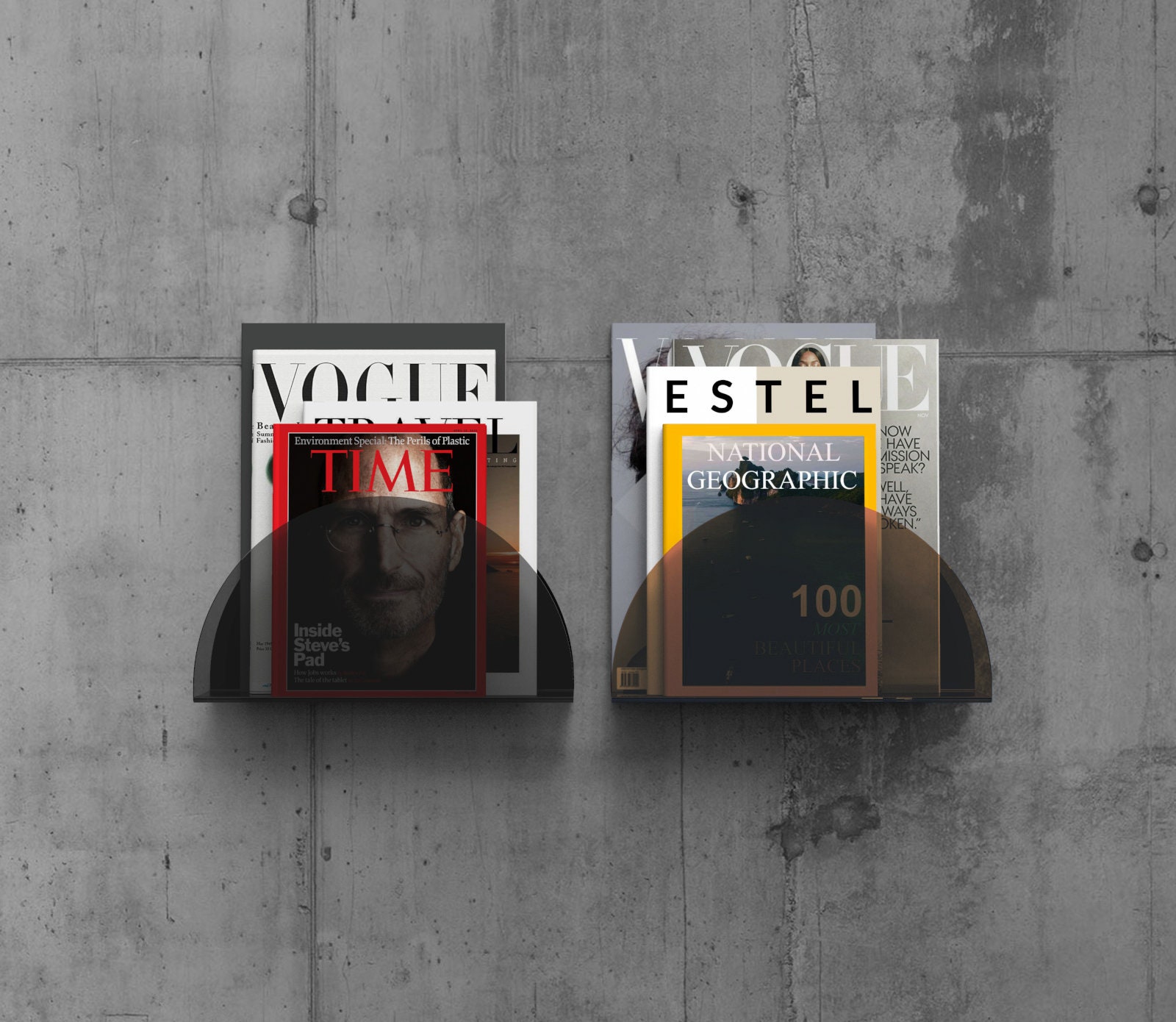 Magazine Wall Rack / Unique Wall Storage for Document / Wall - Etsy