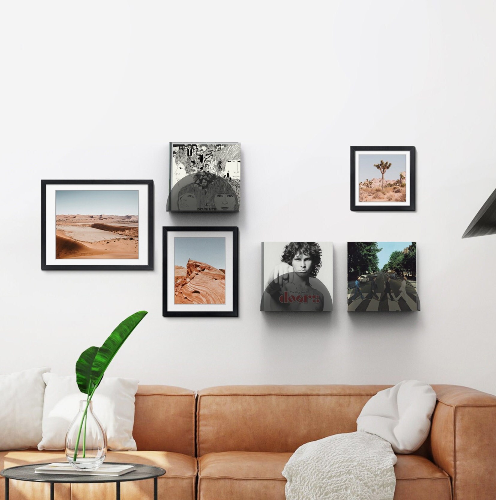 Wall Records Holder Vinyl Albums Wall Rack LP Records Storage for Gift ...