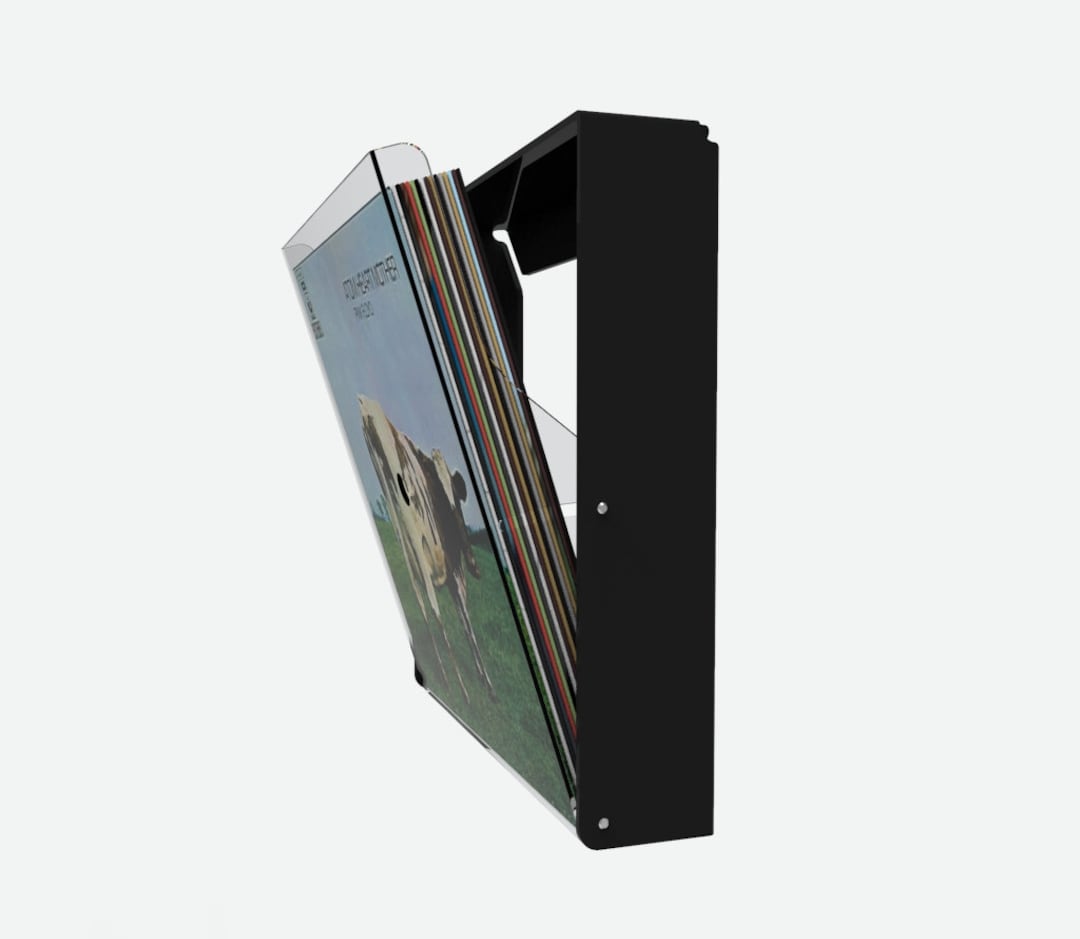 Record Album Wall Display / Wall Mounted Vinyl Holder / Vinyl Record ...