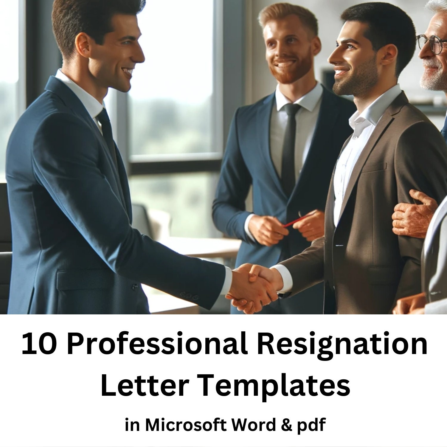 Professional Resignation Letter Templates Customizable, Editable ...