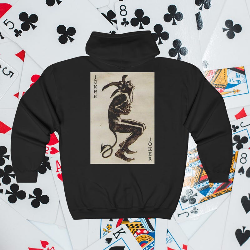 Playing Card Hoodie Men - Etsy UK