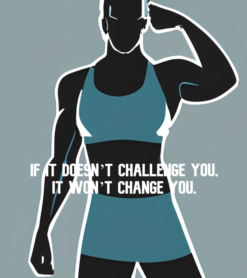Strong Woman Fitness Inspo Quote - Etsy