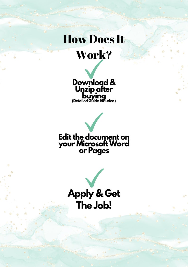 Two Pages Modern and Professional CV / Resume Template With Cover ...