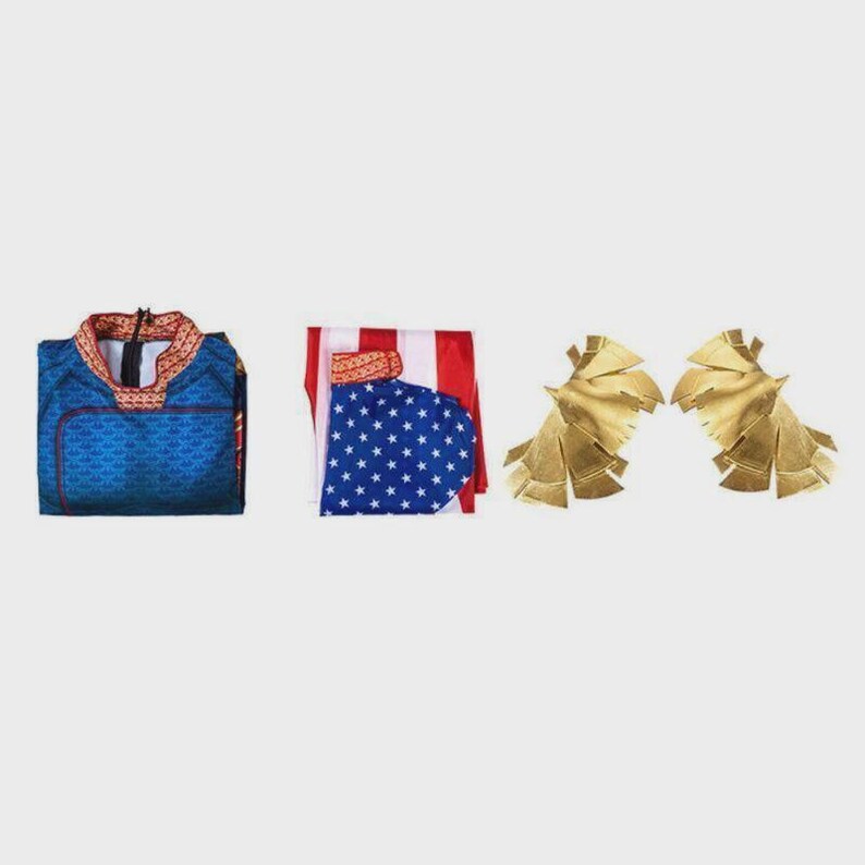 The Boys Homelander Cosplay Costume Jumpsuit With Cloak | Men’s ...