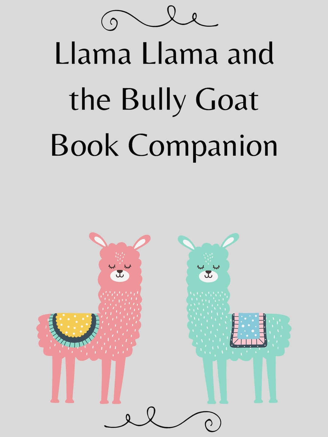 Llama Llama and the Bully Goat Book Companion - Etsy