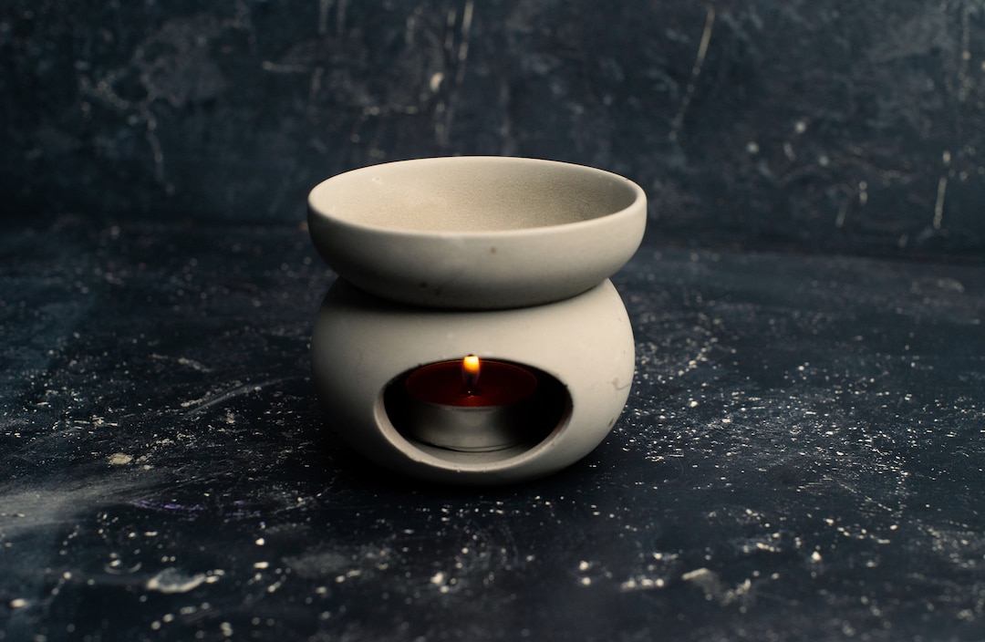 Medium Tealight Lamp Silicone Mold, Aromatherapy Essential Oil Diffuser ...