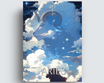 Aries Poster Digital Download Wall Art - Etsy