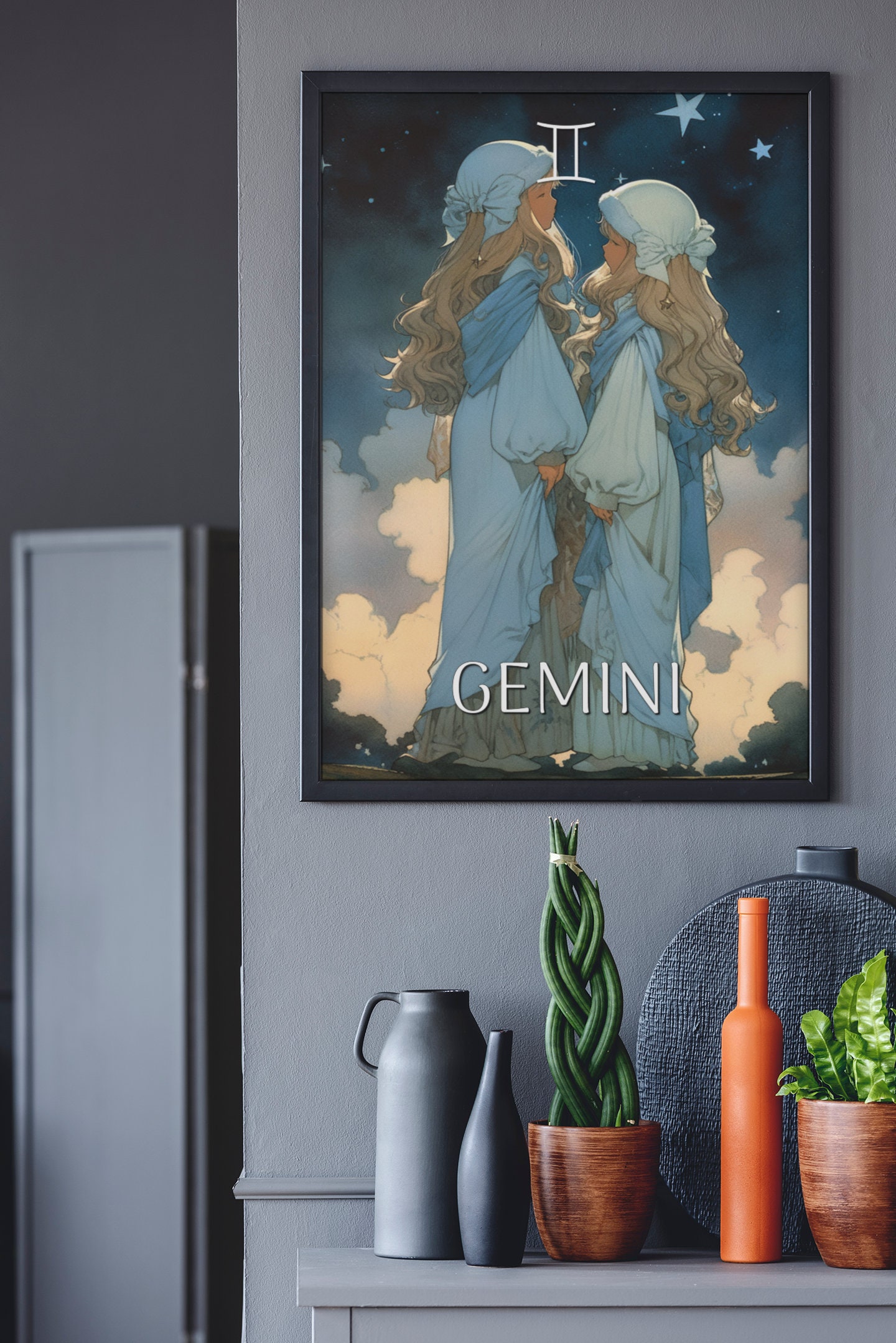 Gemini Astrological Digital, Gemini Instant Download Poster, Astrology ...