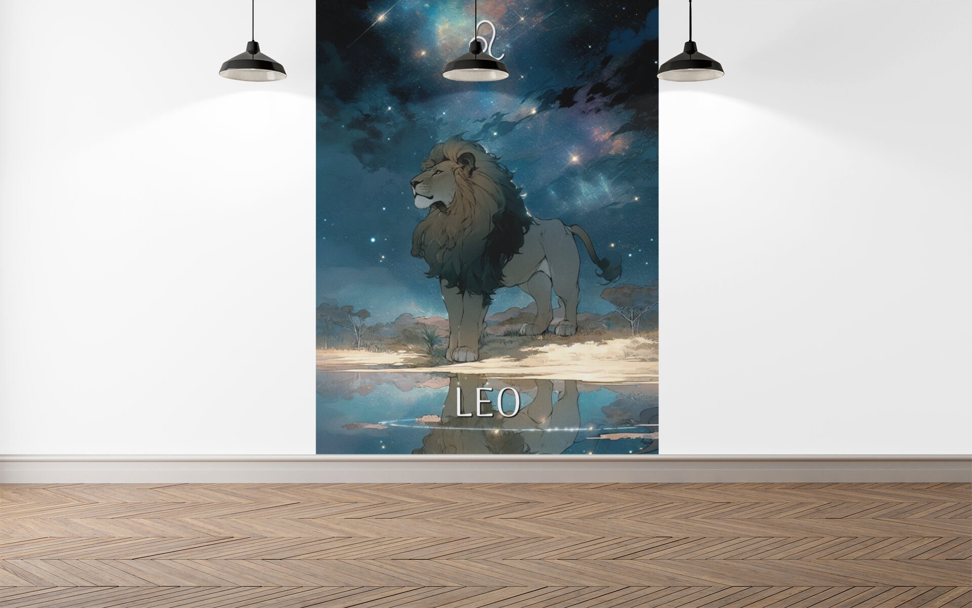 Leo Astrology Art, Leo Instant Download Poster, Zodiac Poster, Leo ...