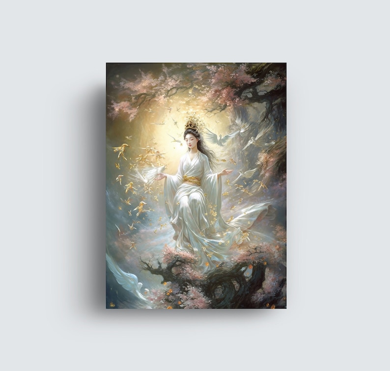 Quanyin Art, Quanyin Instant Download Poster, Divine Compassion ...