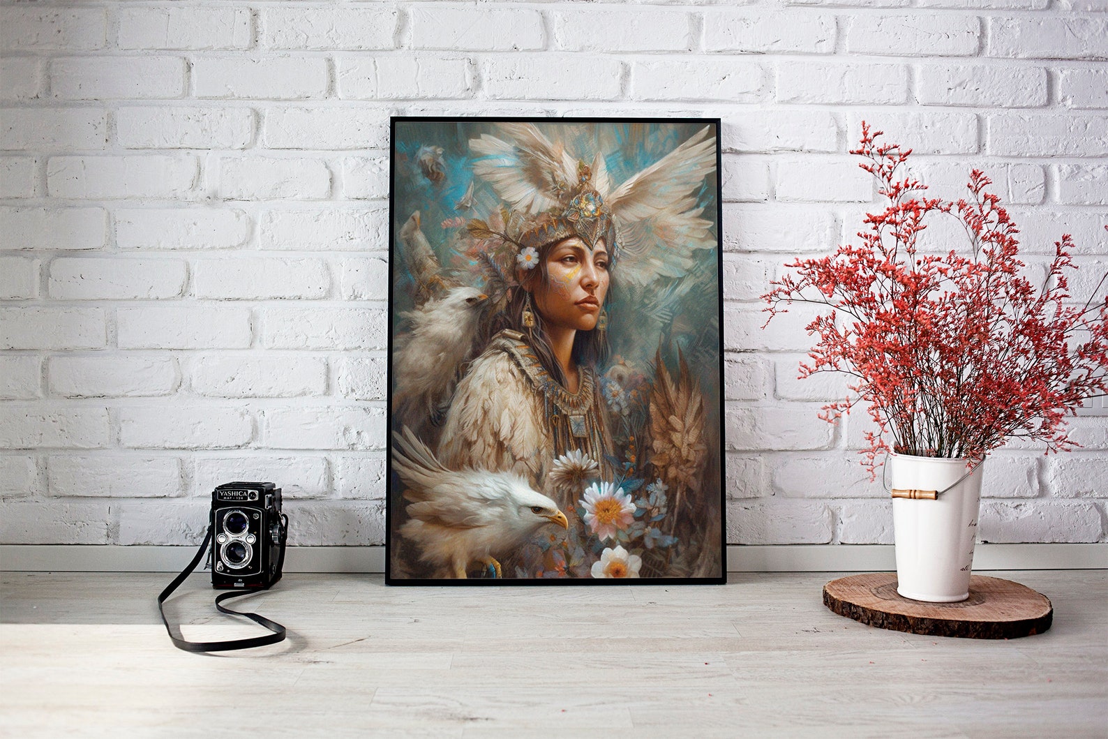 Native American Spirit Guide Digital Art Print:channeling the Energy ...