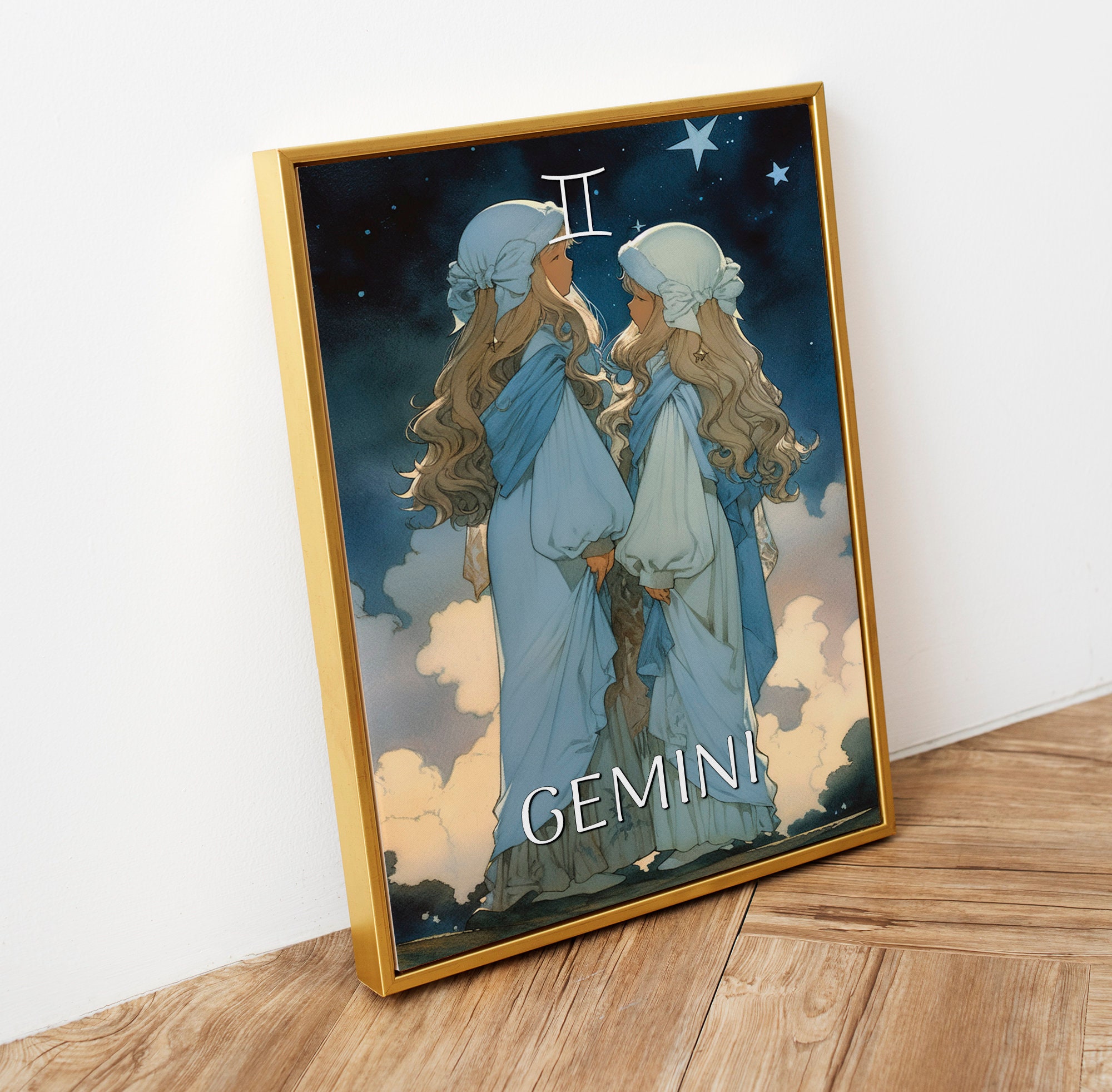 Gemini Astrological Digital, Gemini Instant Download Poster, Astrology ...