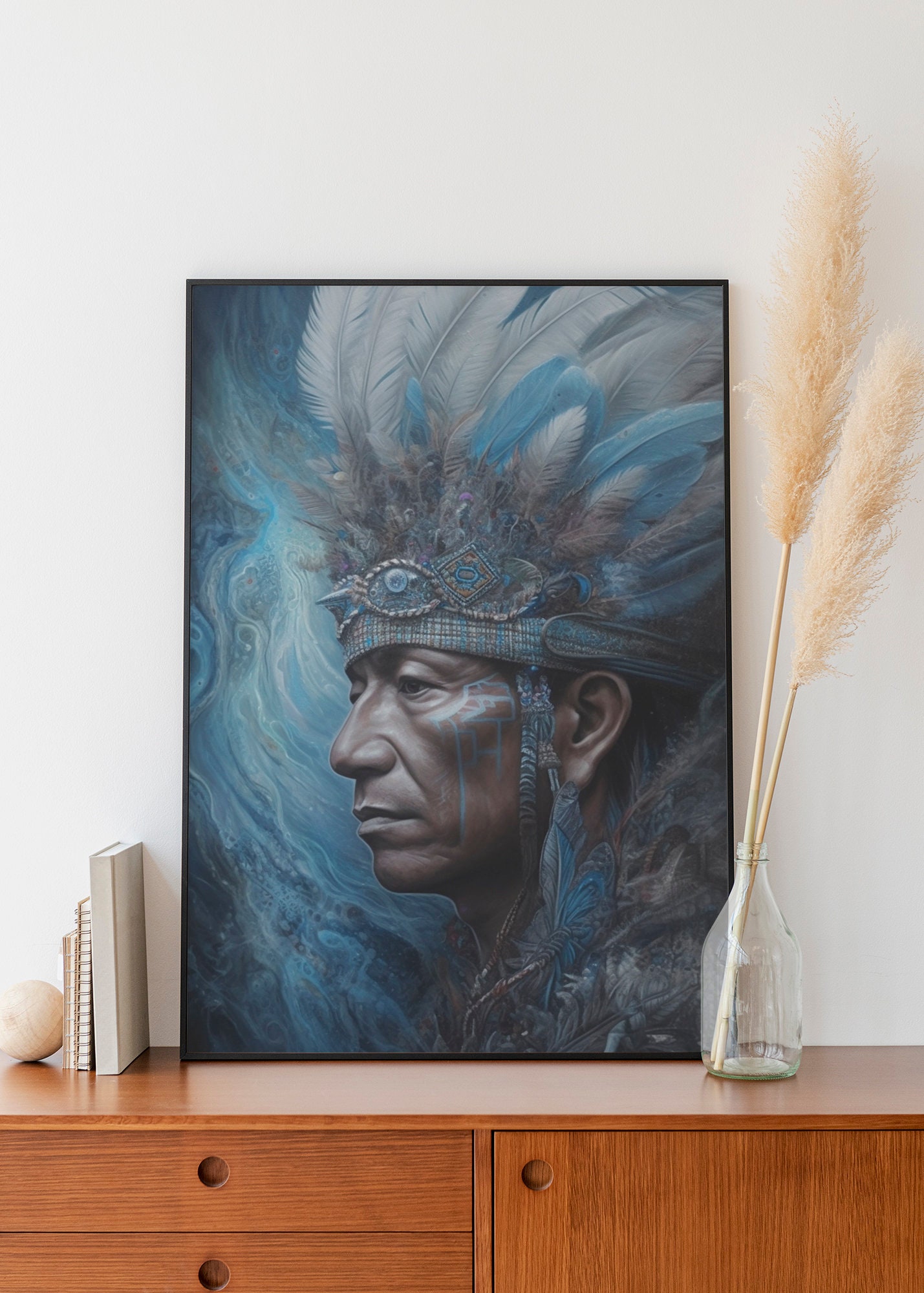 Shamanic Wisdom - Digital Art Print of a Shaman to Connect With ...