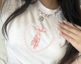 Balletcore Coquette Shirt Dollette Coquette Dollette Clothing Coquette ...