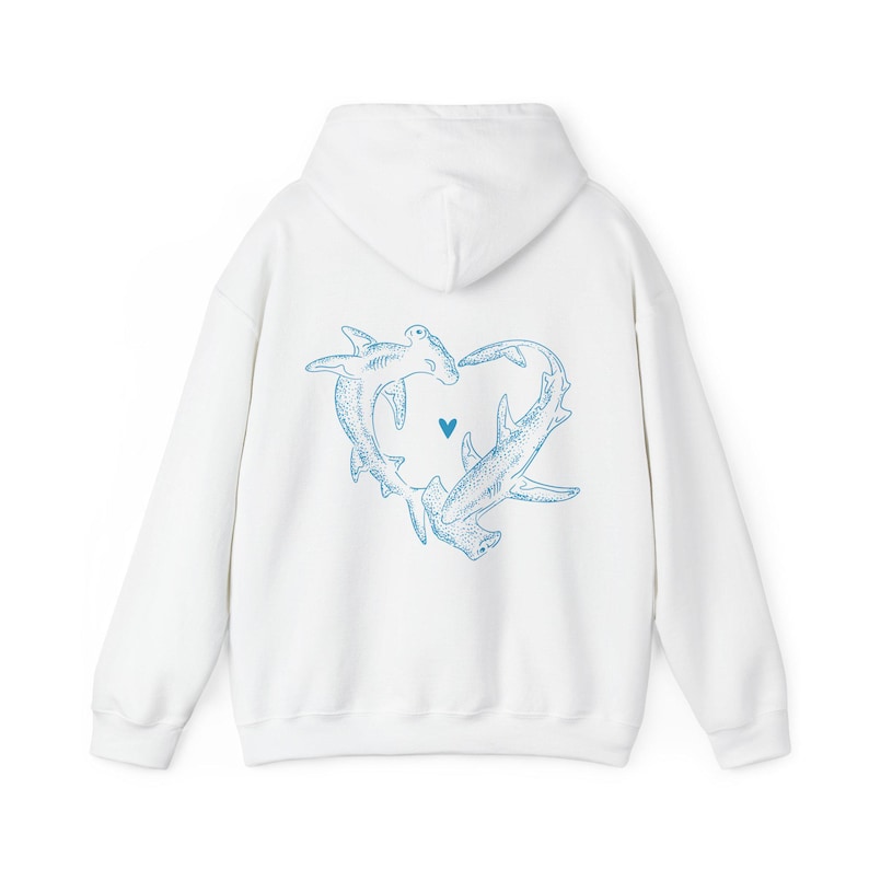 Shark Hoodie Hammerhead Shark Coconut Girl Sweatshirt Ocean Beach ...