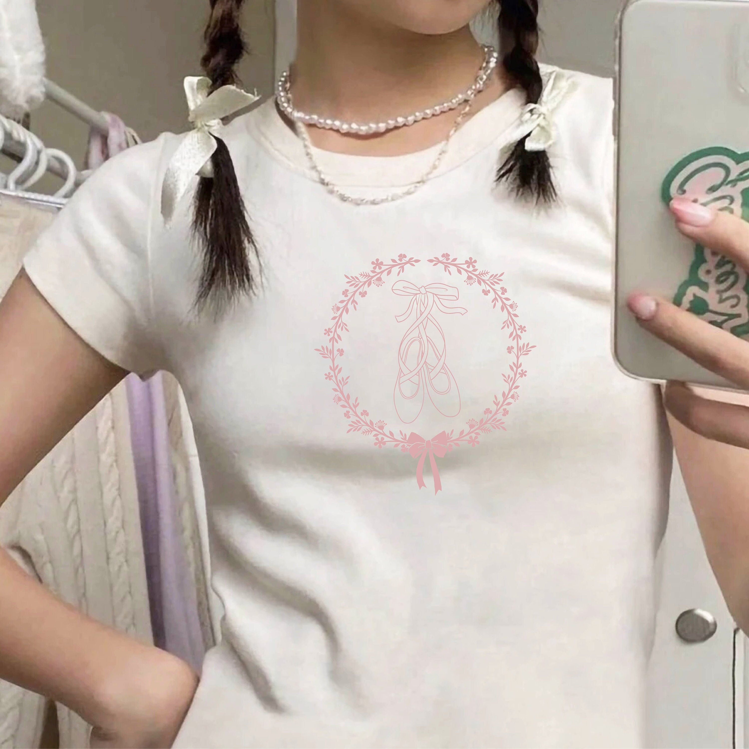 Balletcore Coquette Shirt Coquette Cottage Core Shirt Coquette Clothing ...