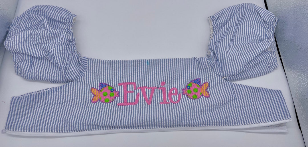 Personalized Seersucker Pool Puddle Jumper Covers,monogrammed ...