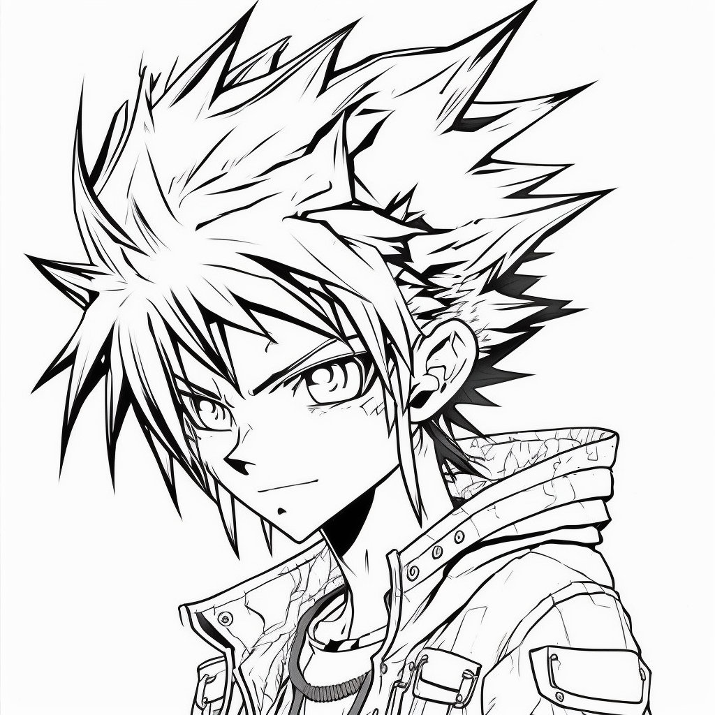 Pack of 50 Coloring Pages With the Theme "anime". - Etsy