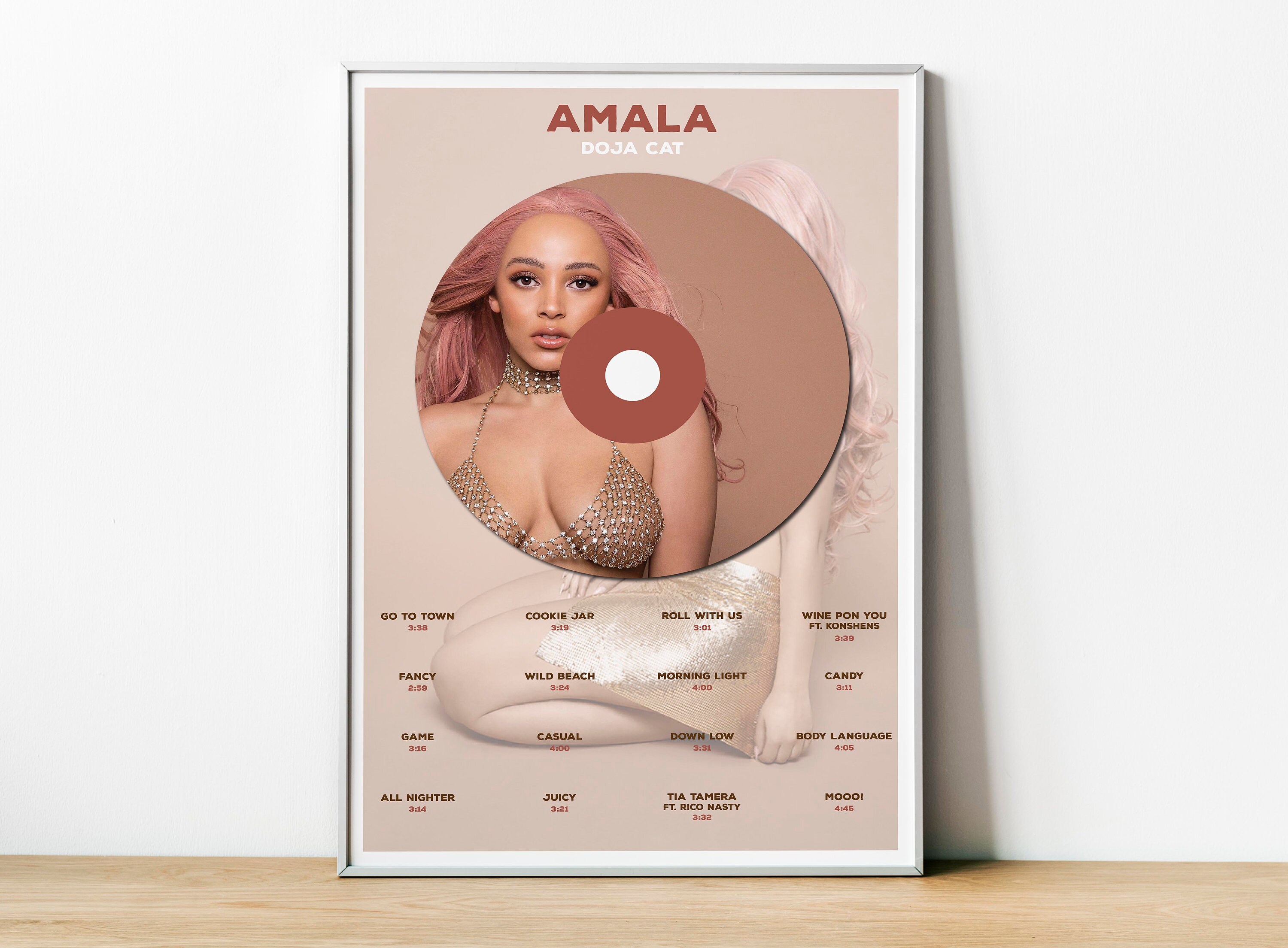 Amala Album Poster Doja Cat Album Cover Poster Doja Cat Etsy