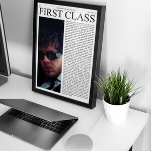 First Class Poster Jack Harlow Poster Jack Harlow Newspaper - Etsy