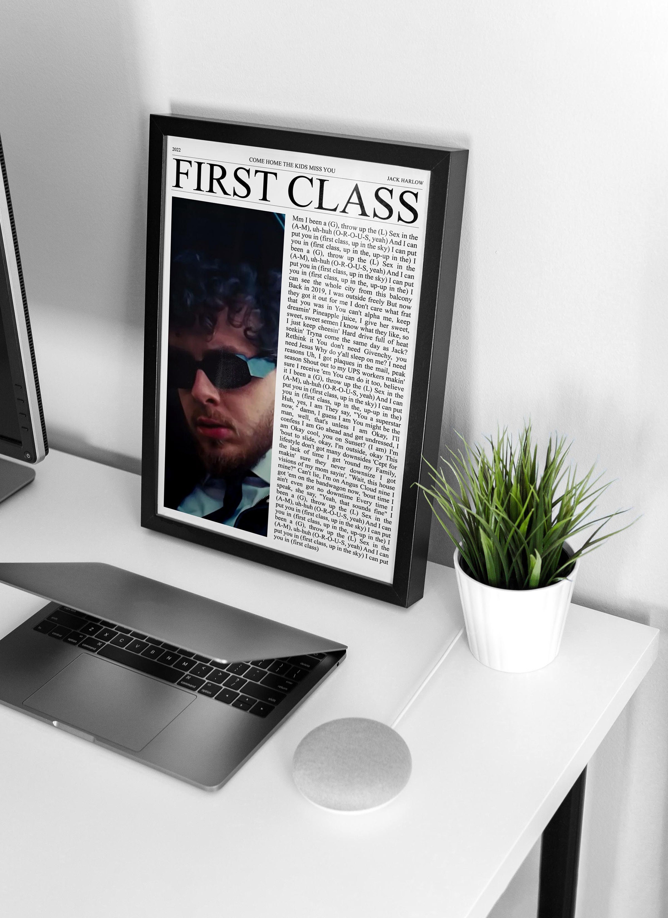 First Class Poster Jack Harlow Poster Jack Harlow Newspaper - Etsy