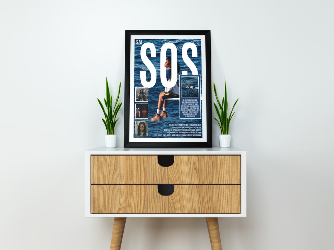 SOS Sza Poster Sza SOS Poster Sza SOS Album Cover - Etsy
