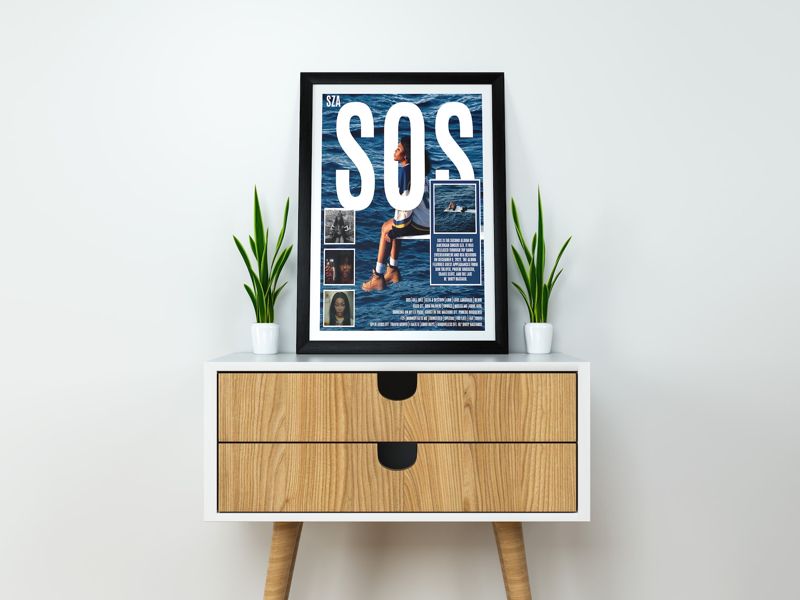 SOS Sza Poster, Sza SOS Poster, Sza SOS Album Cover Poster, Pop Culture ...