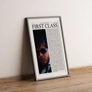 First Class Poster Jack Harlow Poster Jack Harlow Newspaper - Etsy