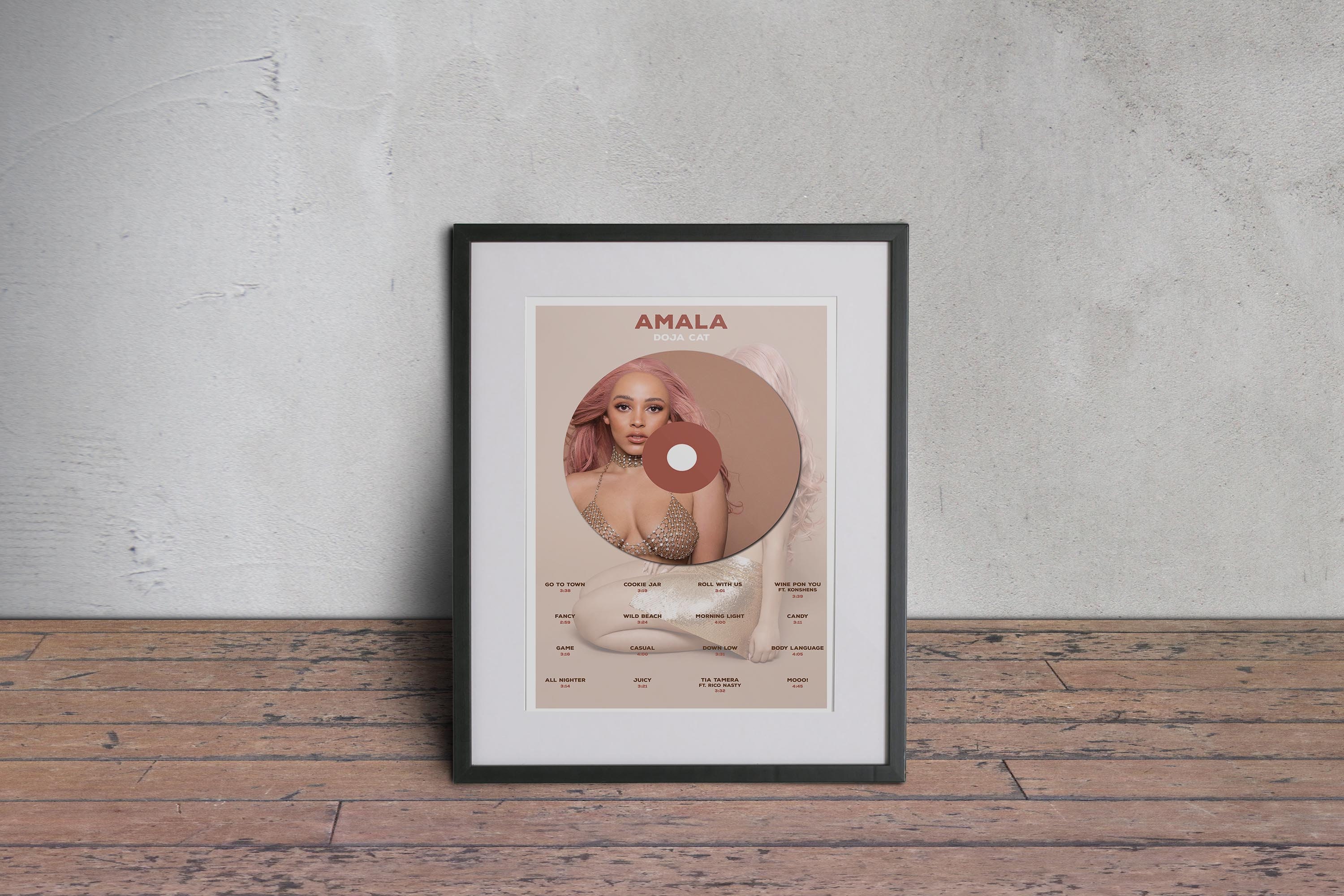 Amala Album Poster Doja Cat Album Cover Poster Doja Cat Etsy