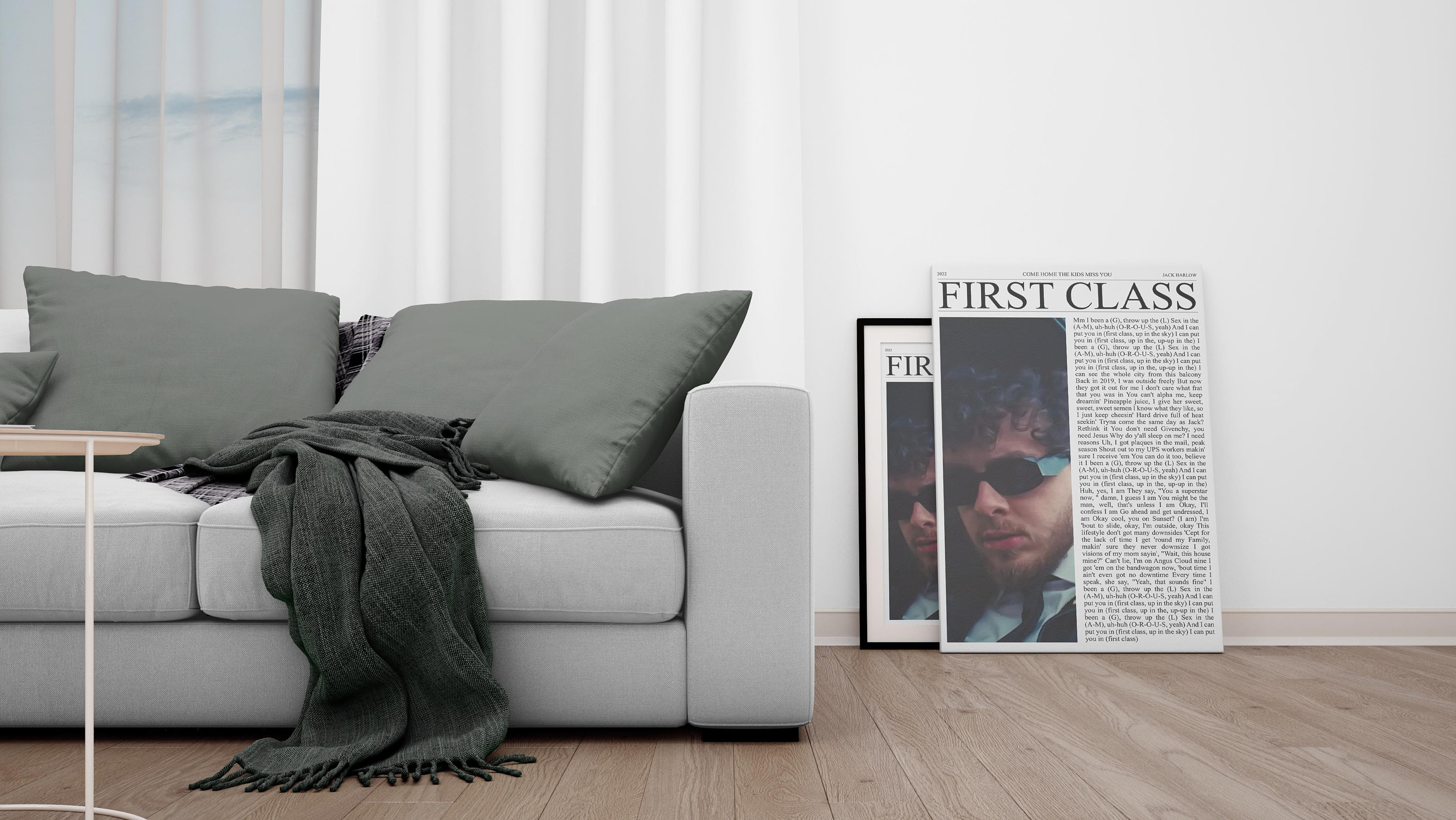 First Class Poster Jack Harlow Poster Jack Harlow Newspaper - Etsy