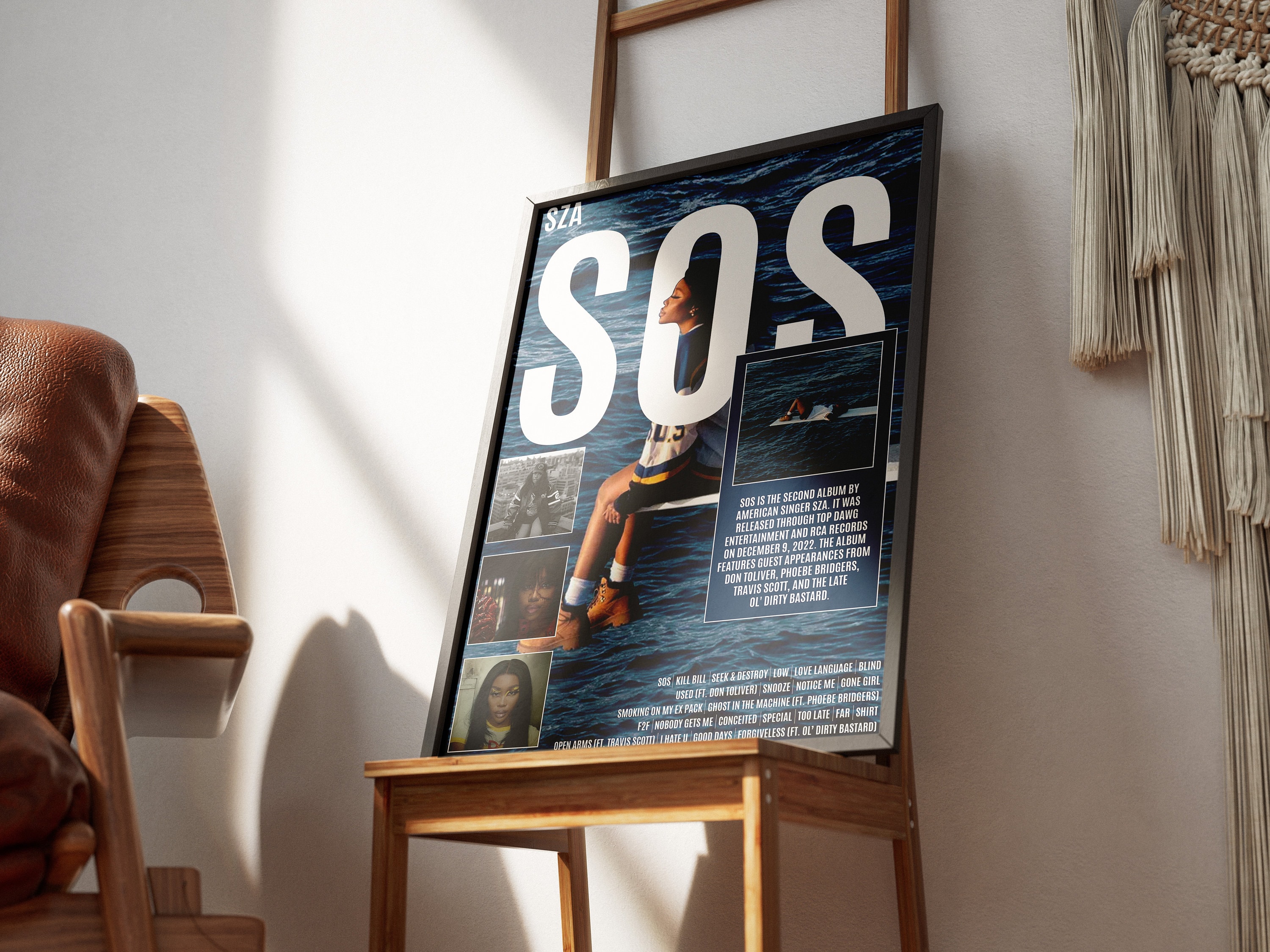 SOS Sza Poster, Sza SOS Poster, Sza SOS Album Cover Poster, Pop Culture ...