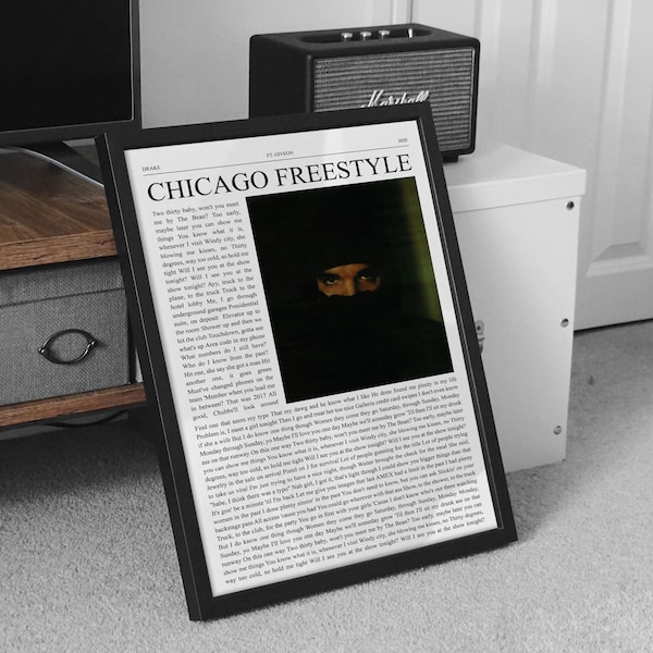 Chicago Album Poster - Etsy