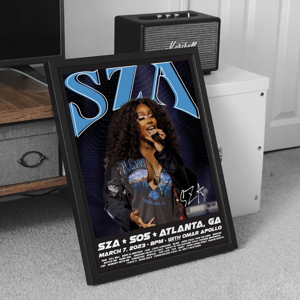 Sza Tour Poster - Etsy