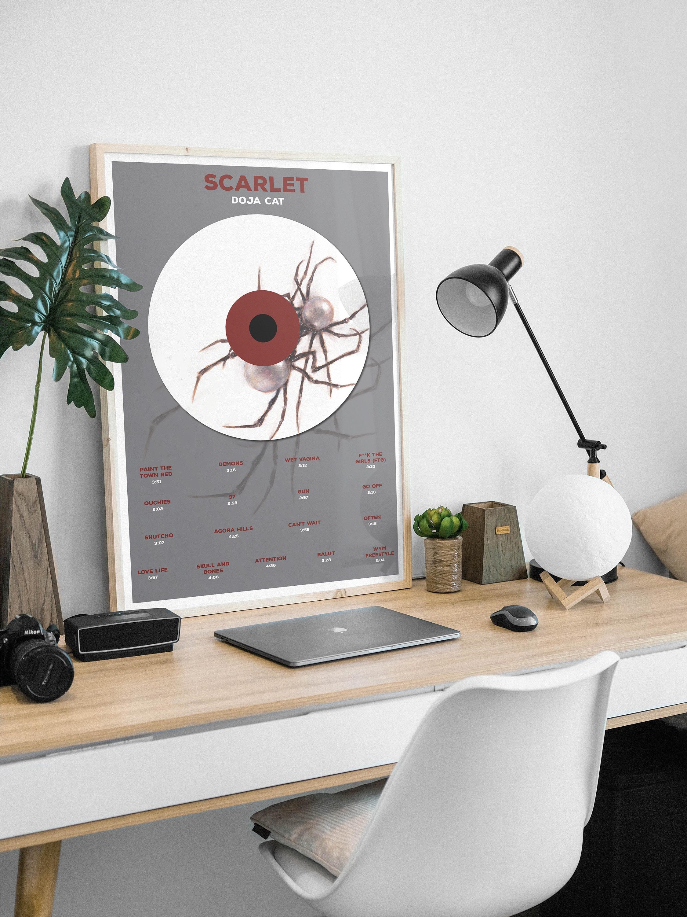 Doja Cat Scarlet, Scarlet Album Poster, Doja Cat Album Cover Poster ...